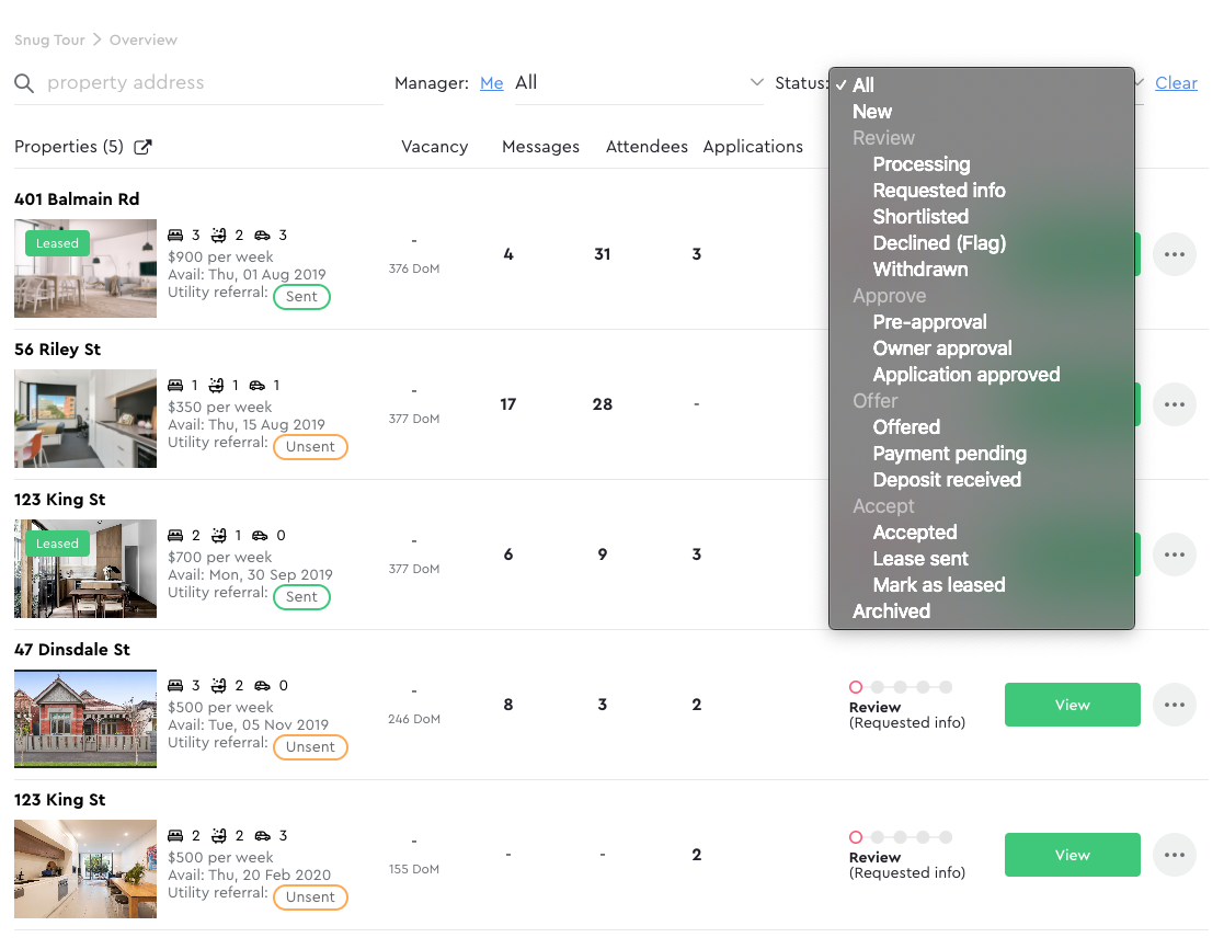 Managing Application Workflow – Snug Help