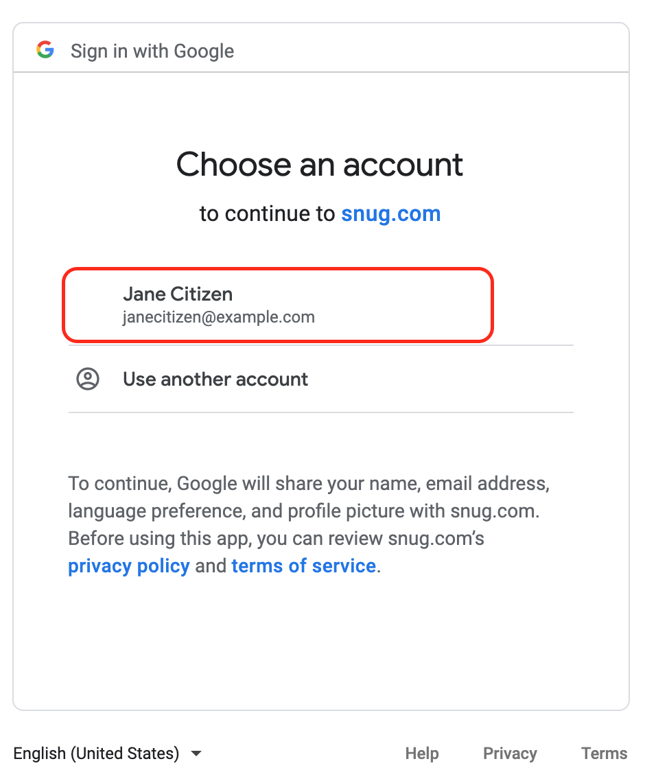 How to register a Snug user account – Snug Help